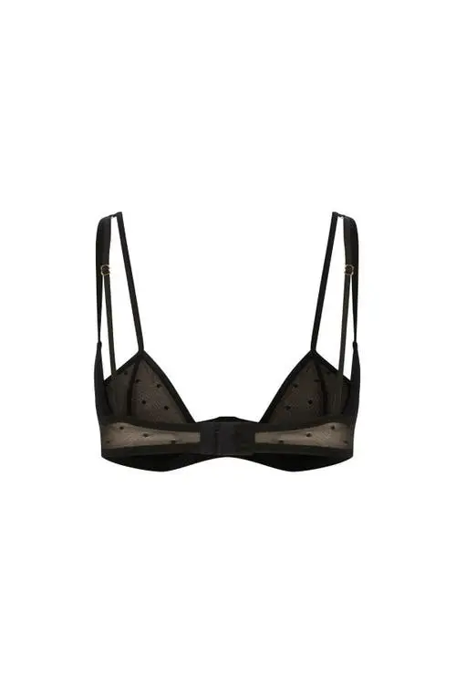 HOUSE OF SILK Matilda Lace Push Up Bra - Black
