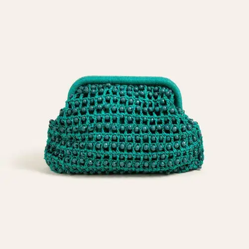 ZSA ZSA ZSU Delhi Raffia Clutch