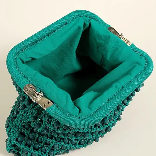 ZSA ZSA ZSU Delhi Raffia Clutch