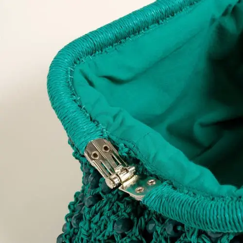 ZSA ZSA ZSU Delhi Raffia Clutch