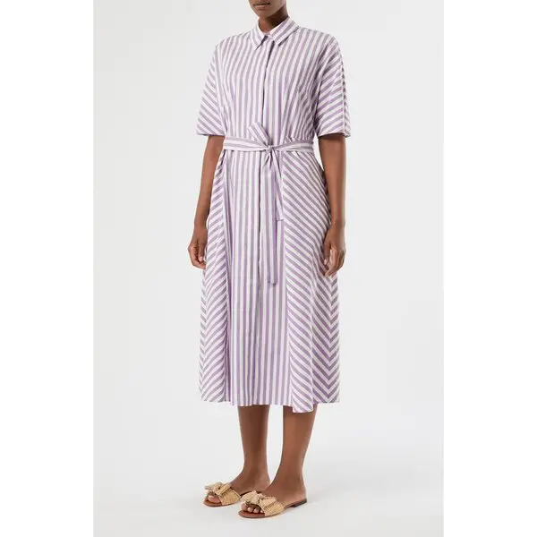 Marina Rinaldi Flirt Stripe Shirt Dress