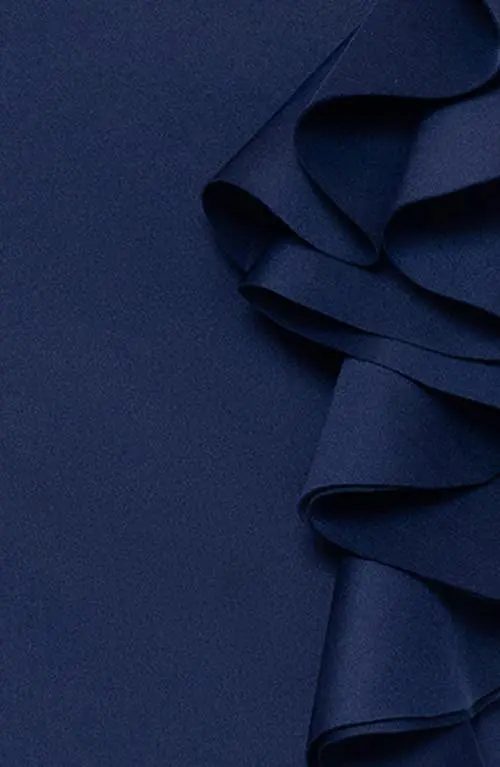 XSCAPE EVENINGS Ruffle Scuba Cocktail Dress