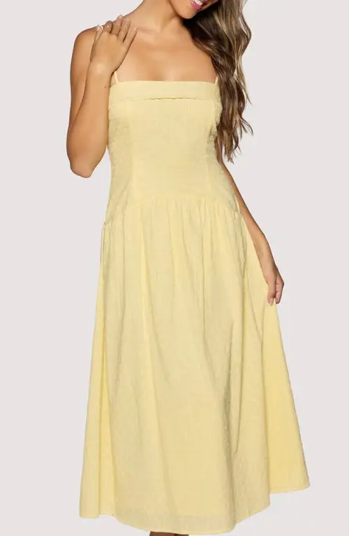 LOST + WANDER Cotton Midi Dress