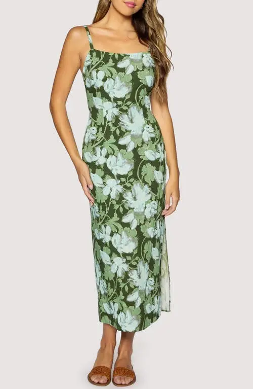 LOST + WANDER Petal Grove Back Cutout Dress