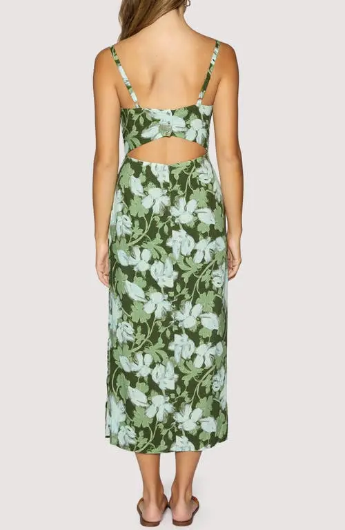 LOST + WANDER Petal Grove Back Cutout Dress