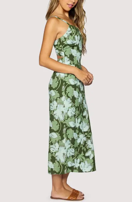 LOST + WANDER Petal Grove Back Cutout Dress