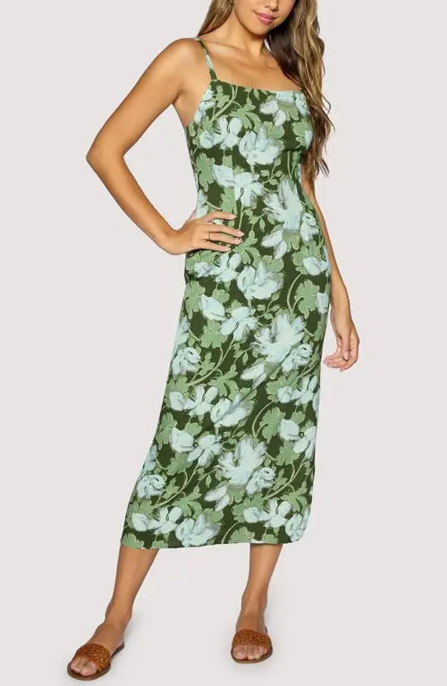 LOST + WANDER Petal Grove Back Cutout Dress