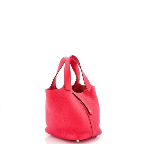 Hermès Picotin Lock Bag Clemence Pm - Pink