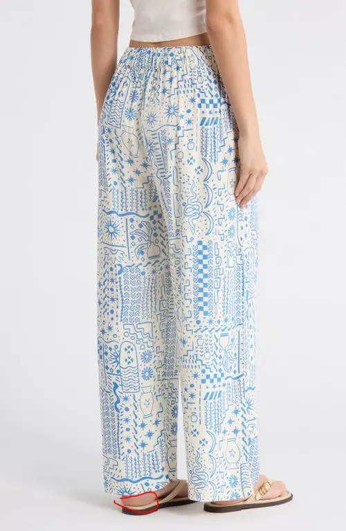 BILLABONG Printed Wide-leg Pants