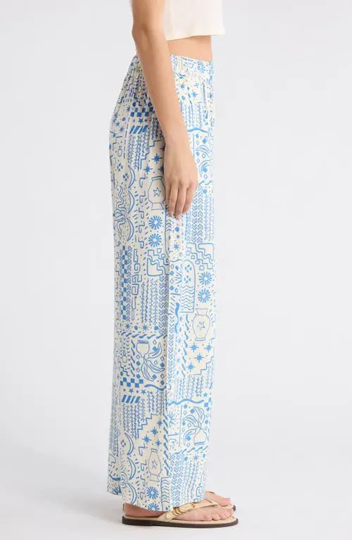 BILLABONG Printed Wide-leg Pants