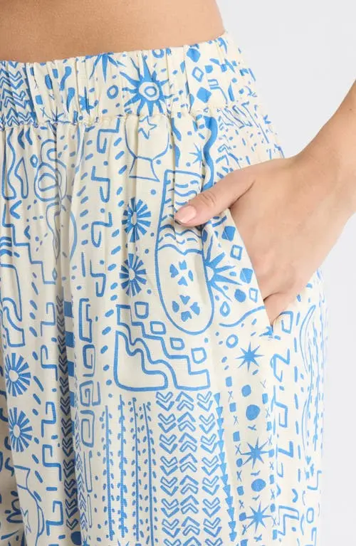 BILLABONG Printed Wide-leg Pants
