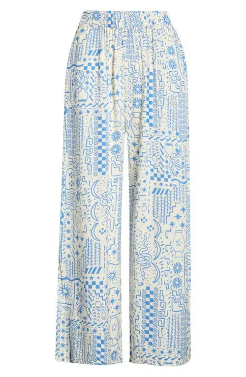 BILLABONG Printed Wide-leg Pants