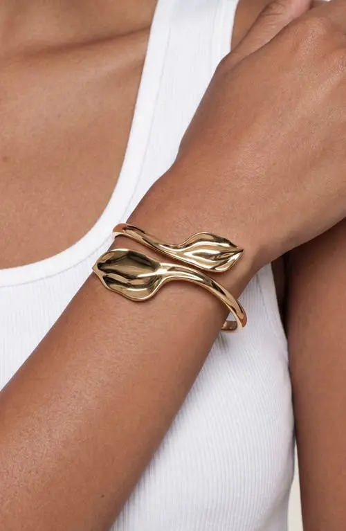 Ettika Twisted Petal Cuff Bracelet