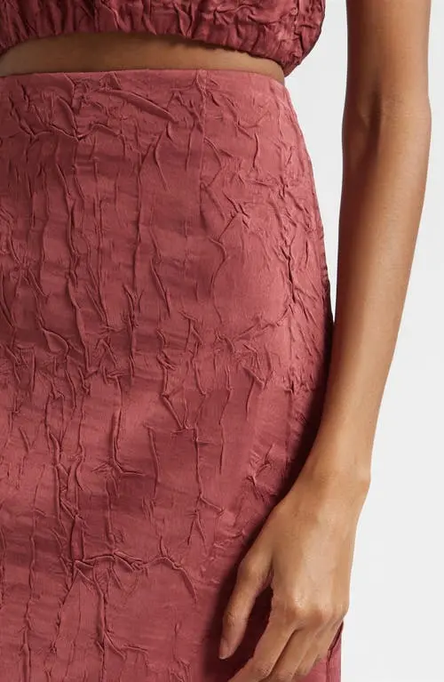 Ulla Johnson Inez Texture Maxi Skirt - Fig