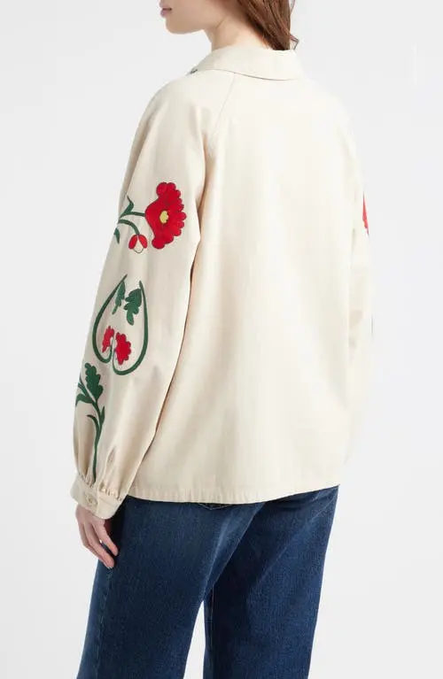 The Great. X Stetson Western Commodore Jacket - Cream
