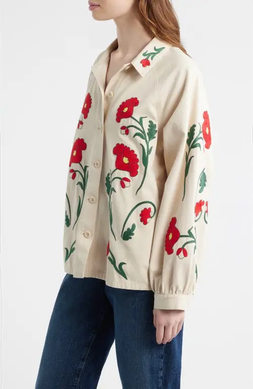 The Great. X Stetson Western Commodore Jacket - Cream