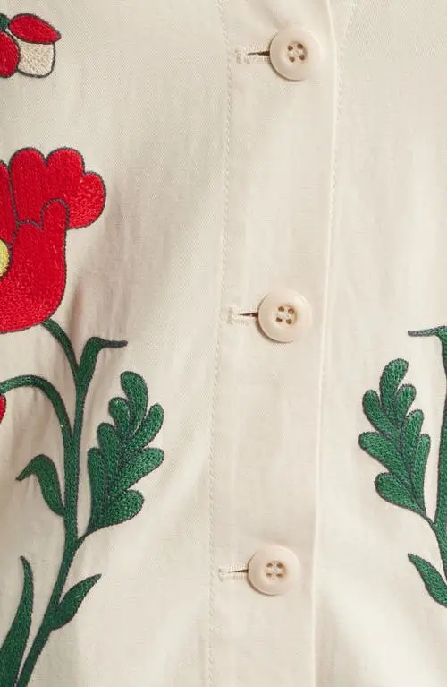 The Great. X Stetson Western Commodore Jacket - Cream