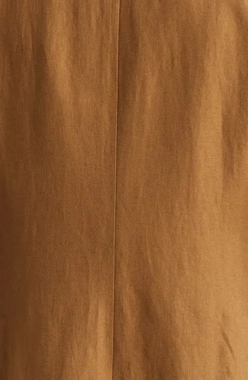 Isaia Unito Linen Twill Suit - Medium Brown