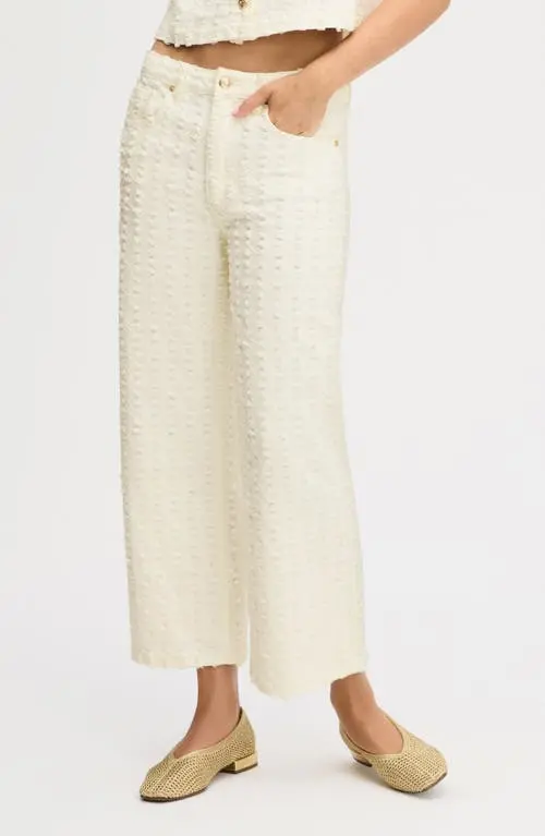 Sam Edelman High-waist Frayed Cotton Pants