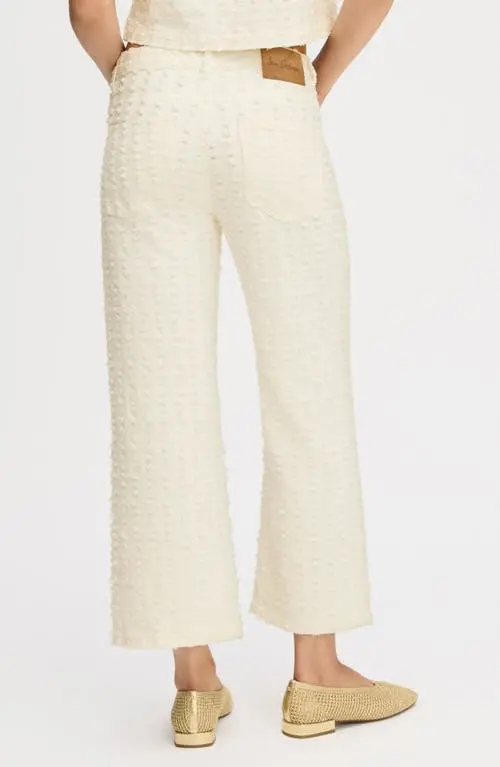 Sam Edelman High-waist Frayed Cotton Pants