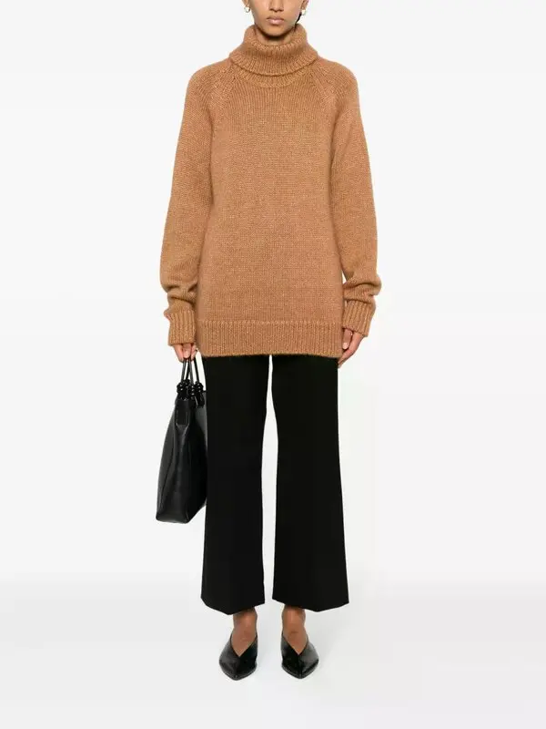 Max Mara Flared Cropped Trousers