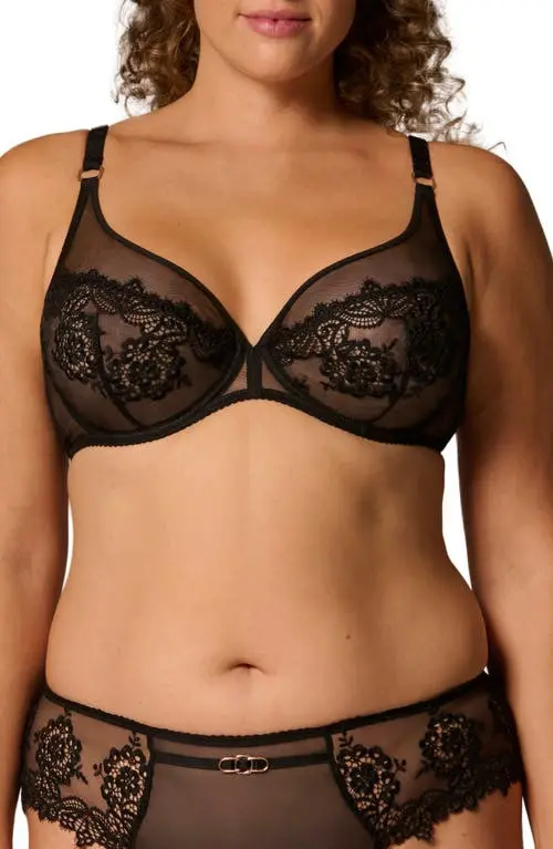 Simone Perele Idole Sheer Underwire Plunge Bra