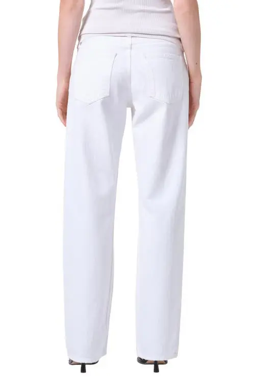 AGOLDE Low Rise Loose Fit Jeans - Marshmallow Cloud