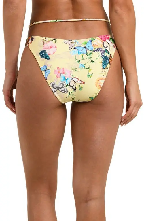 L'Agence Butterfly Beaded Bikini Bottom