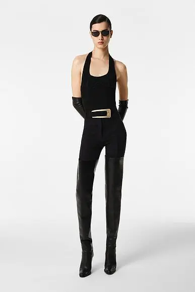 Revolve Grande Buckle Belt - Black