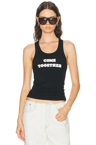Stella McCartney Come Together" Slogan Tank Top