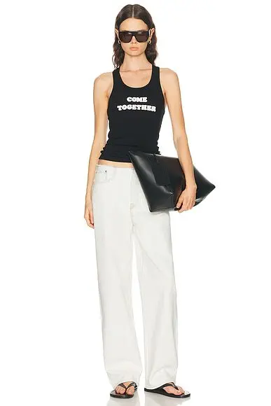 Stella McCartney Come Together" Slogan Tank Top