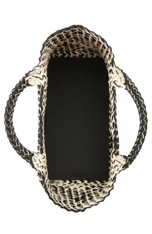NAGHEDI St. Barths Medium Double Weave Tote - Obsidian