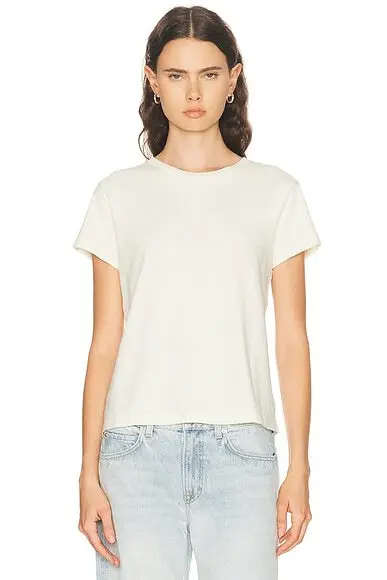 AGOLDE Long Line Adine Tee Shirt - Blonde