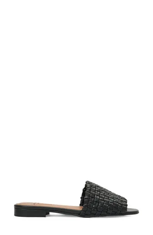 Aquatalia Brunello Weatherproof Leather Slide Sandal