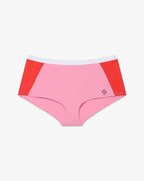 Casablanca Monogram Bikini Bottom - Red