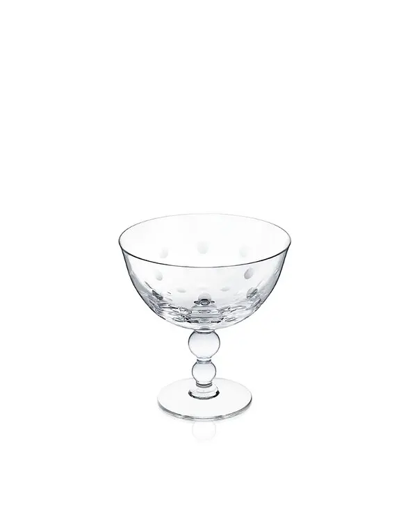 SAINT LOUIS Bubbles Footed Cup - No Color