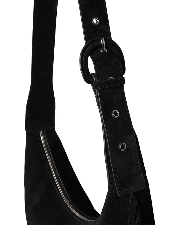 Whistles Sia Suede Fringe Shoulder Bag