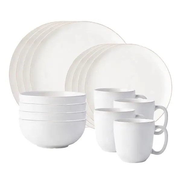 JULISKA Puro 16 Piece Dinnerware Set, Service For 4 - Whitewash