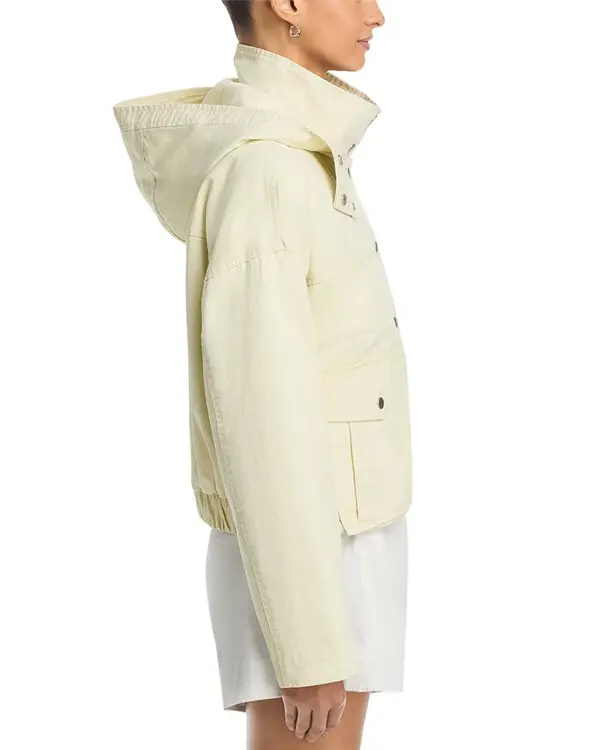 Aqua Washed Twill Anorak Jacket