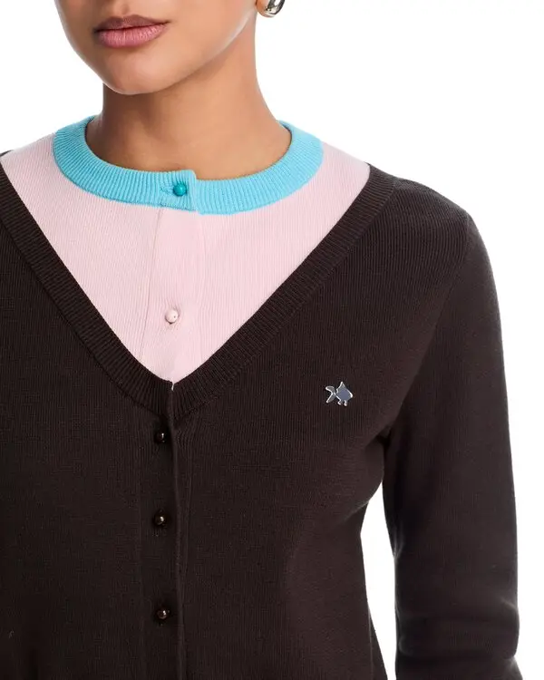 KATE BARTON Layered Cardigan