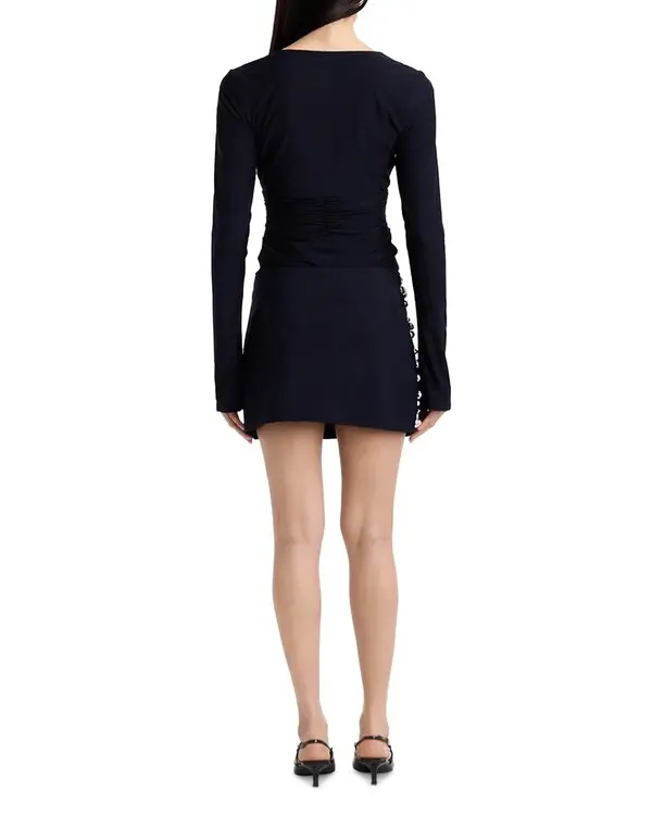 KATE BARTON Bubble Studded Mini Skirt