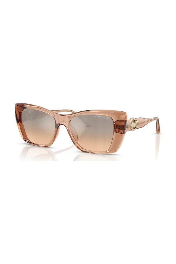 Michael Kors Full Rim Square Frame Sunglasses - Metallic