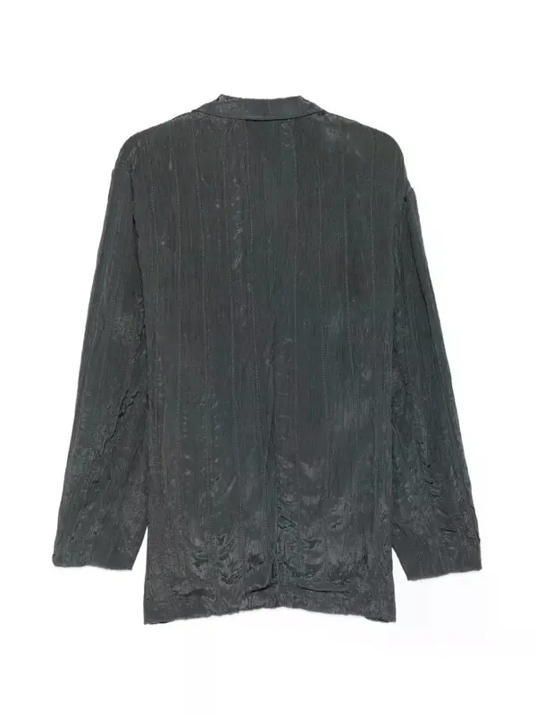 ALYSI Single-breasted Flap-pocket Blazer