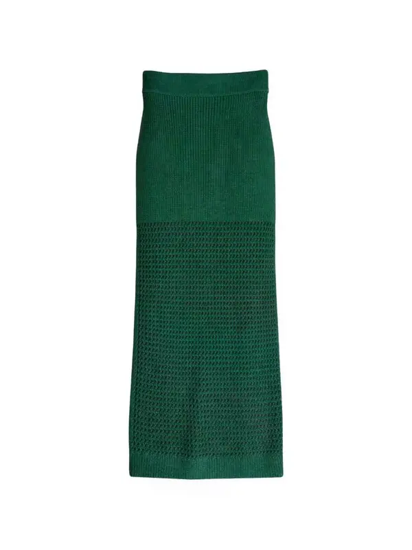 TWP Textured Knit Midi Skirt