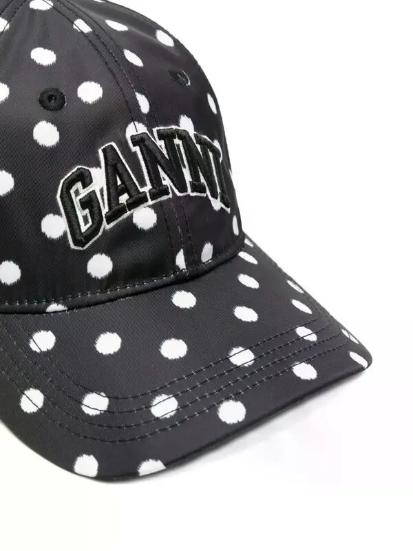 GANNI Polka Dot Cap