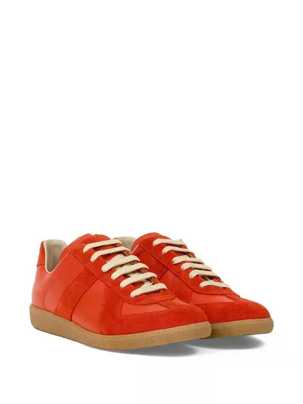 MAISON MARGIELA Replica Suede Sneakers - Orange
