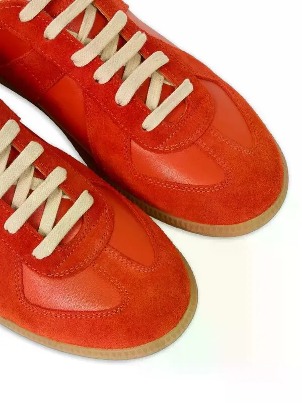 MAISON MARGIELA Replica Suede Sneakers - Orange