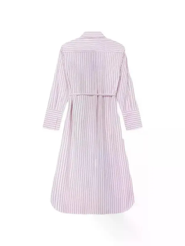 Kenzo Pin Stripe Shirt Midi Dress