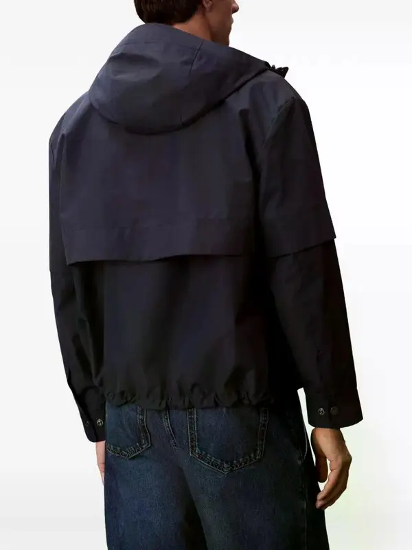 Calvin Klein Logo-print Hooded Jacket