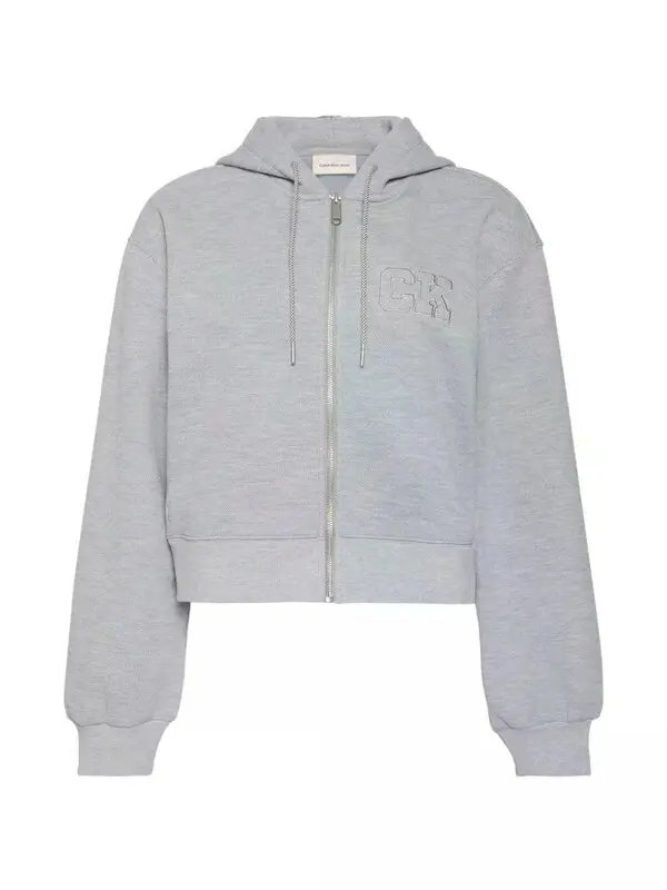 Calvin Klein Zip-up Cropped Hoodie